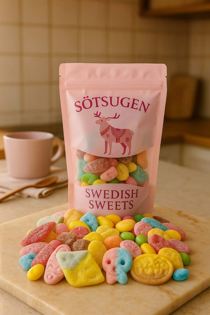 Discover the Sweetness of Pink & Blue Swedish Candy Mix – KyleTTurner